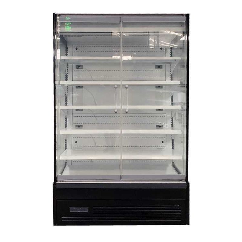 Koolmax Oasis 1250 Front Glass Door Multideck (Black/White ...